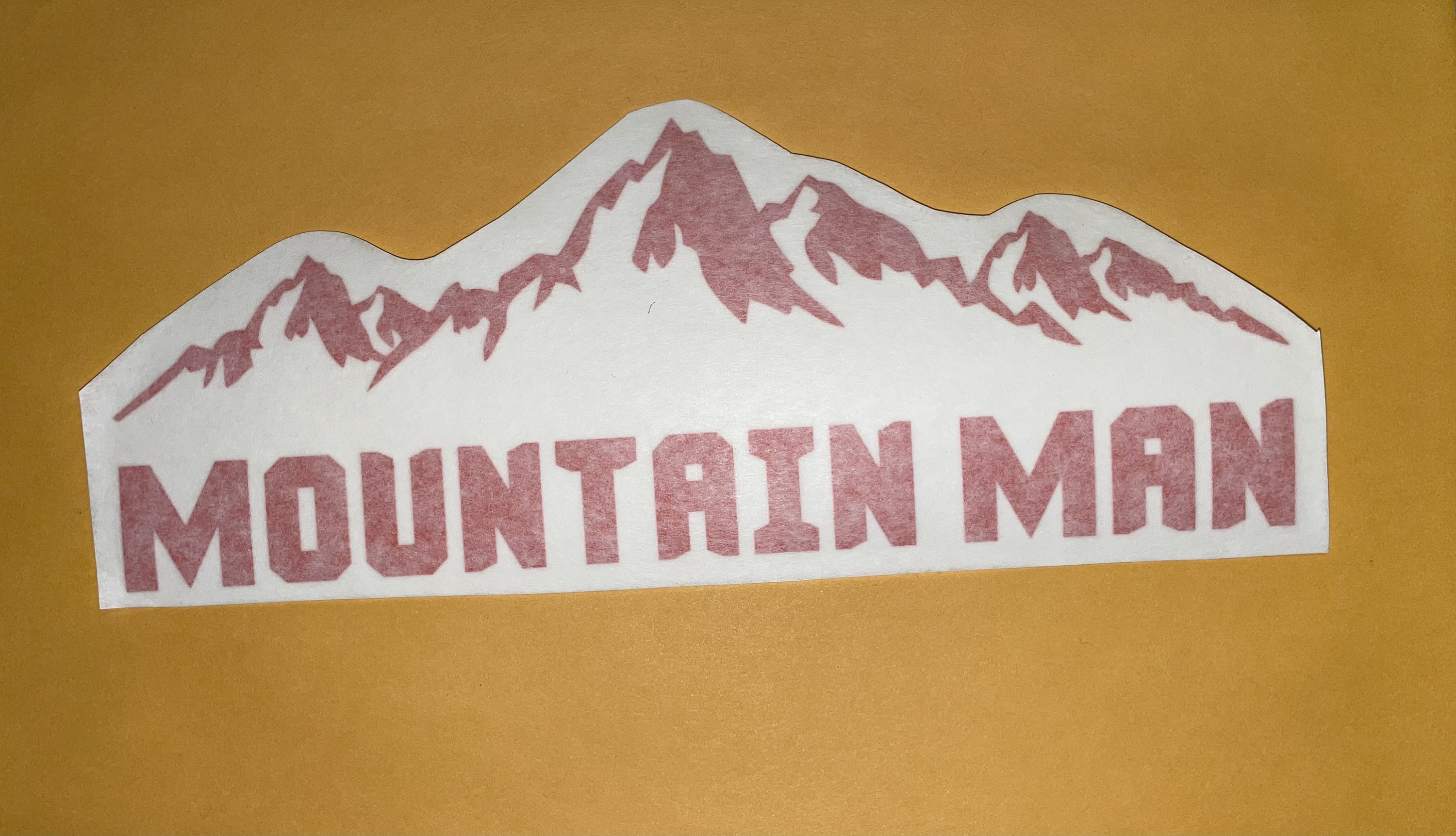 Mountain Man vinyl decal Mountain man bumper sticker - Etsy Polska
