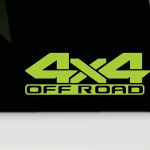 4x4 Bumper Sticker 4x4 Truck Sticker 4x4 Truck Decal 4x4 Vinyl Decal ...