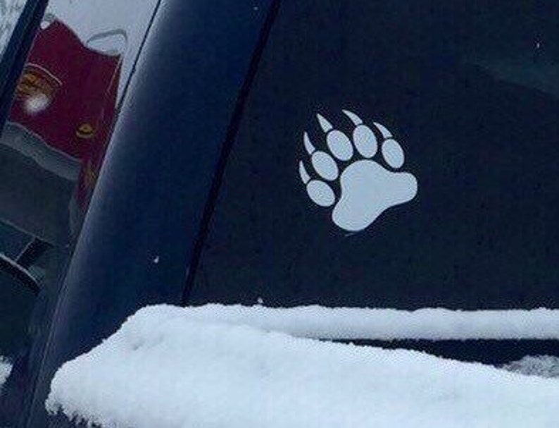 Bear Claw Vinyl Decal | Bear Paw Sticker | Bear Claw | Bear Claw Bumper ...