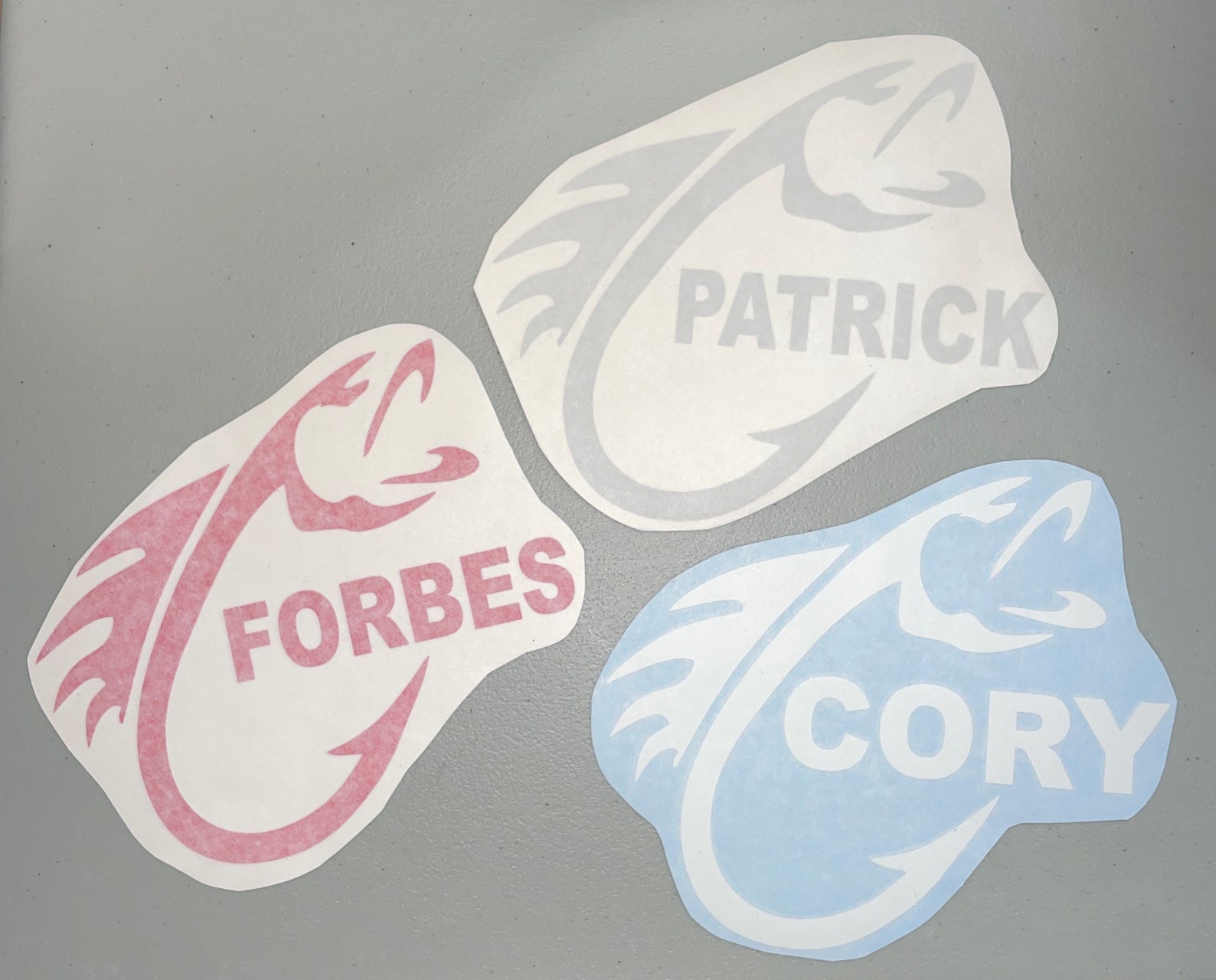 Fishing Hook Vinyl Decal Custom Fishing Decal Fish Hook - Etsy