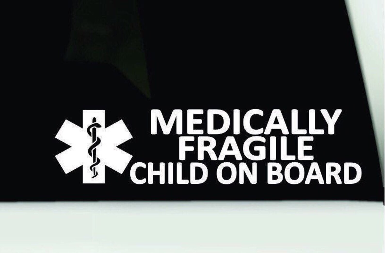 Medical Alert Bumper Sticker Medically Fragile Child on - Etsy Canada