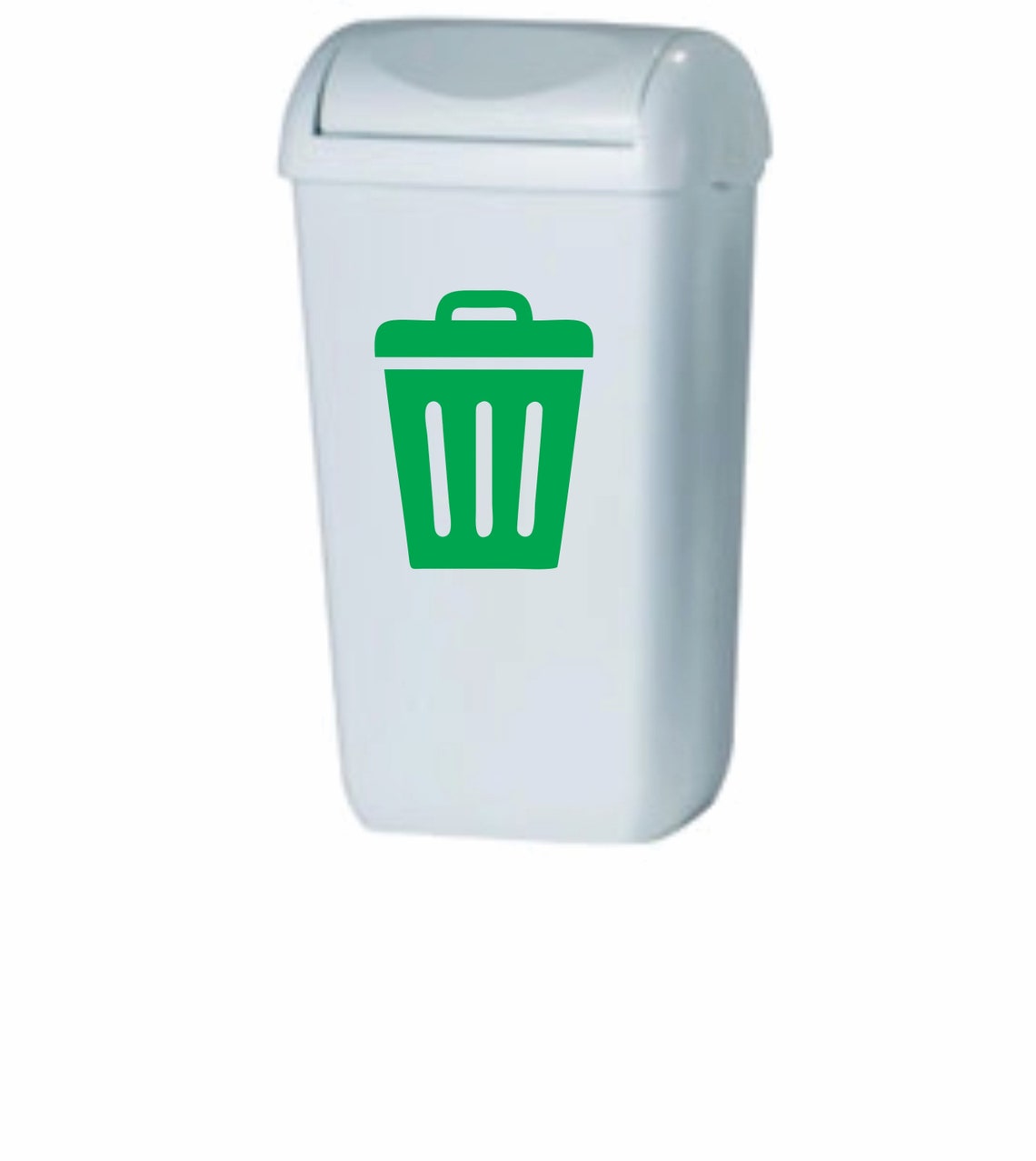 Trash Can Vinyl Decal | Garbage Can Vinyl Sticker | Trash Can Symbol ...