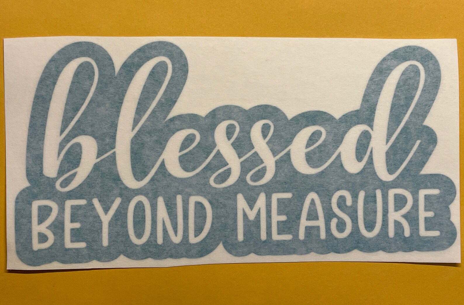 Blessed Beyond Measure Bumper Sticker Blessed Car Truck | Etsy