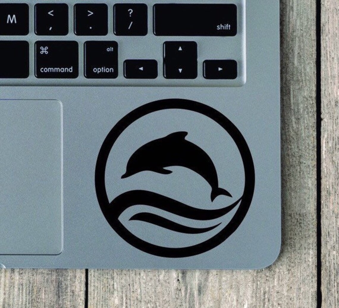 Dolphin Vinyl Decal Dolphin Sticker Dolphin Bumper Sticker | Etsy