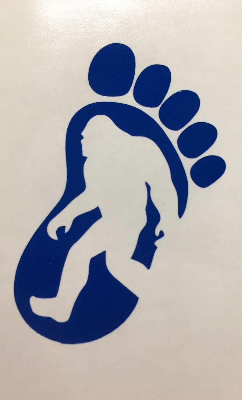 Bigfoot Bumper Sticker Bigfoot Car Truck Decal Yeti Vinyl | Etsy