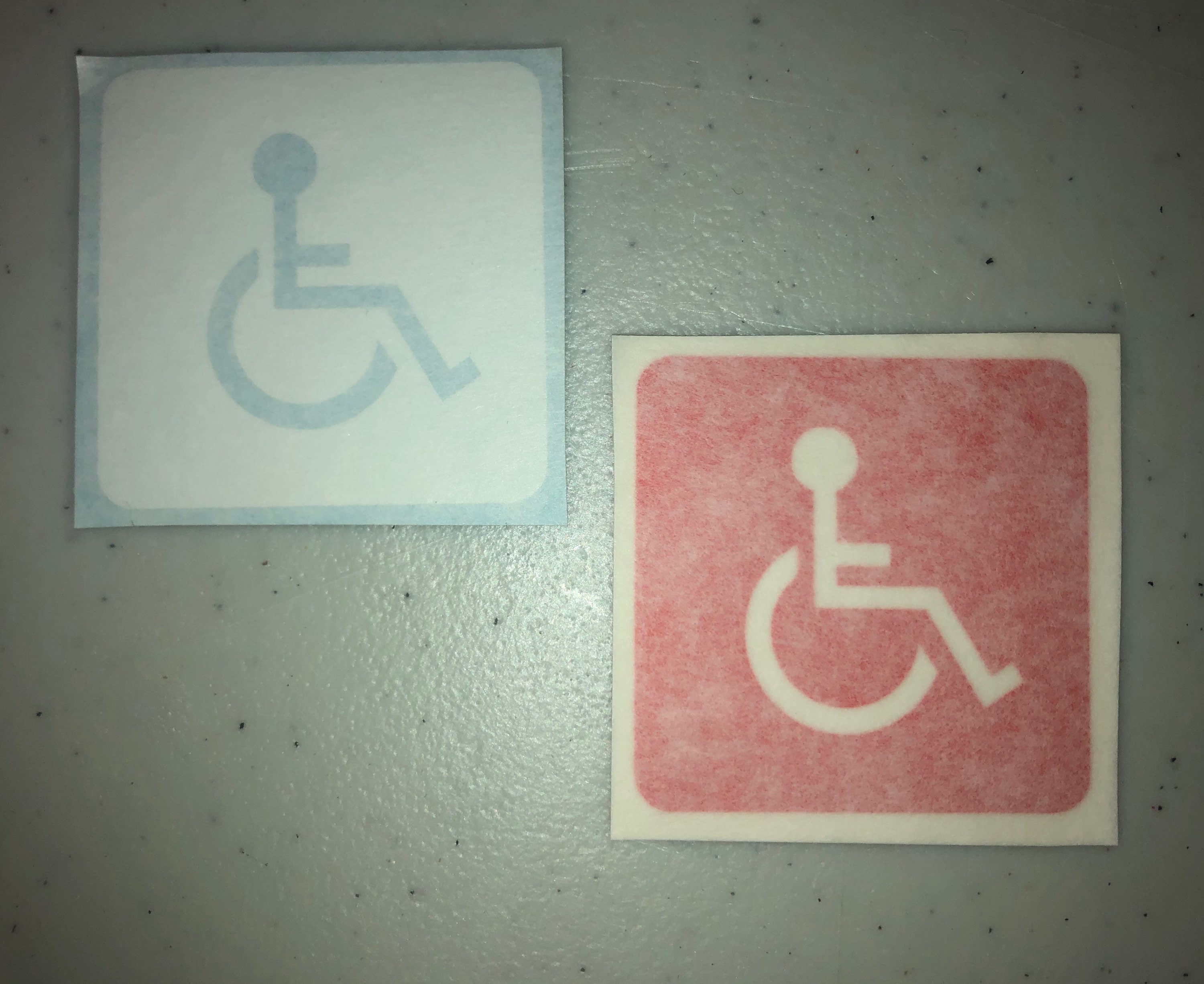 Wheelchair Vinyl Decal Wheelchair Bumper Sticker - Etsy