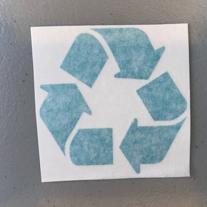 Recycle Symbol Sticker | Recycle Symbol Decal | Recycle Decal ...