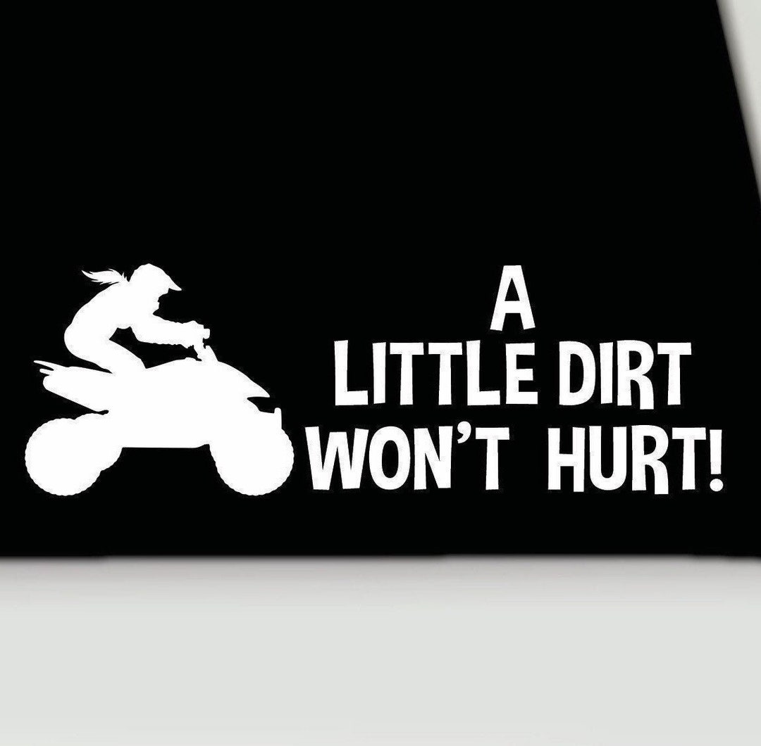 ATV Vinyl Decal | Atv Vinyl Sticker | Ladies Four Wheeler Vinyl Decal ...