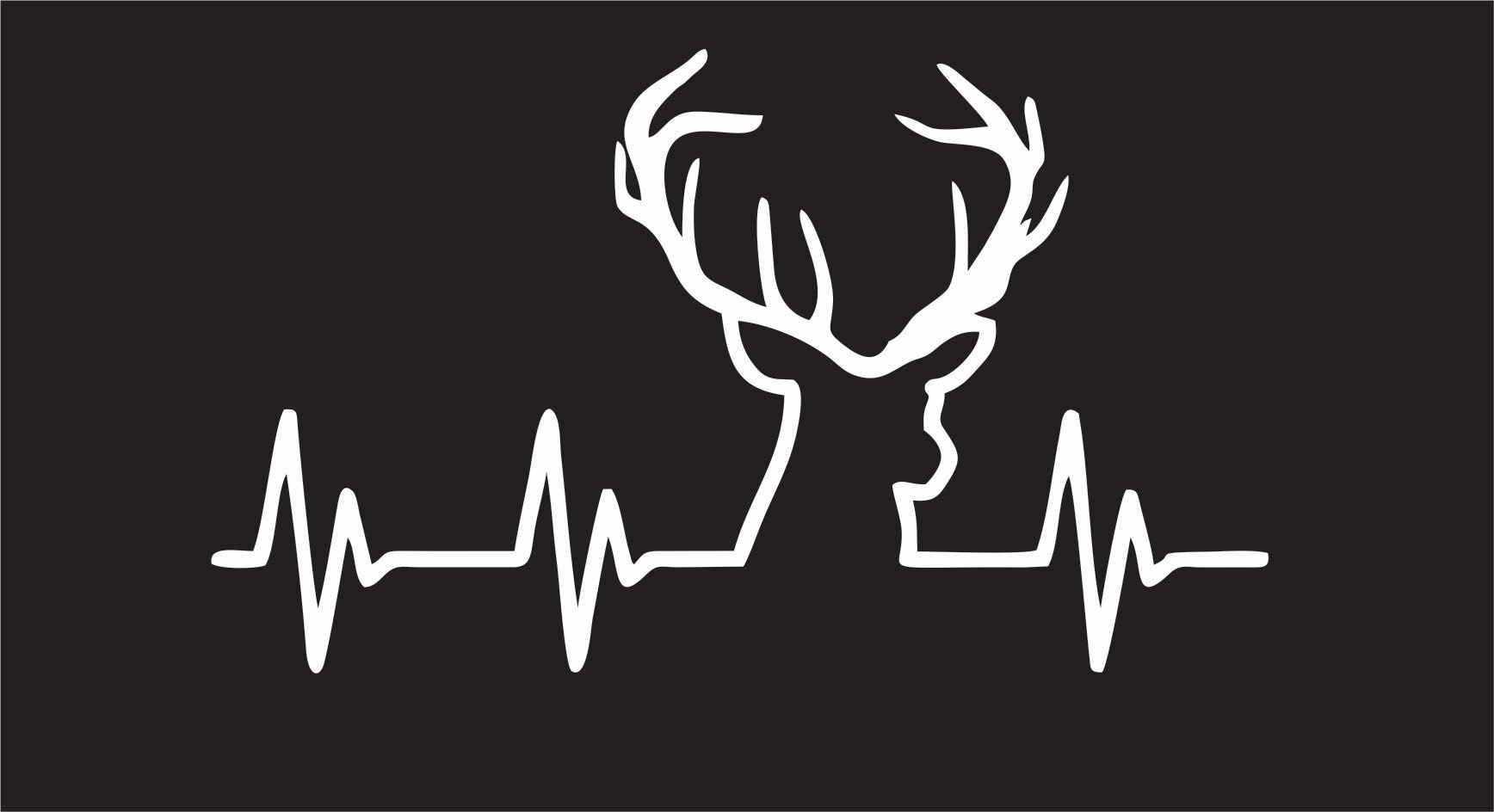 Deer Bumper Sticker Hunting Truck Decal Hunting Bumper - Etsy