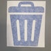 Trash Can Vinyl Decal Garbage Can Vinyl Sticker Trash Can - Etsy