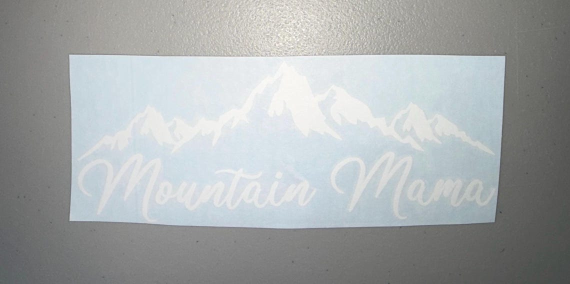 Mountain Mama Vinyl Decal Sticker | Mountain Mama Bumper Sticker ...