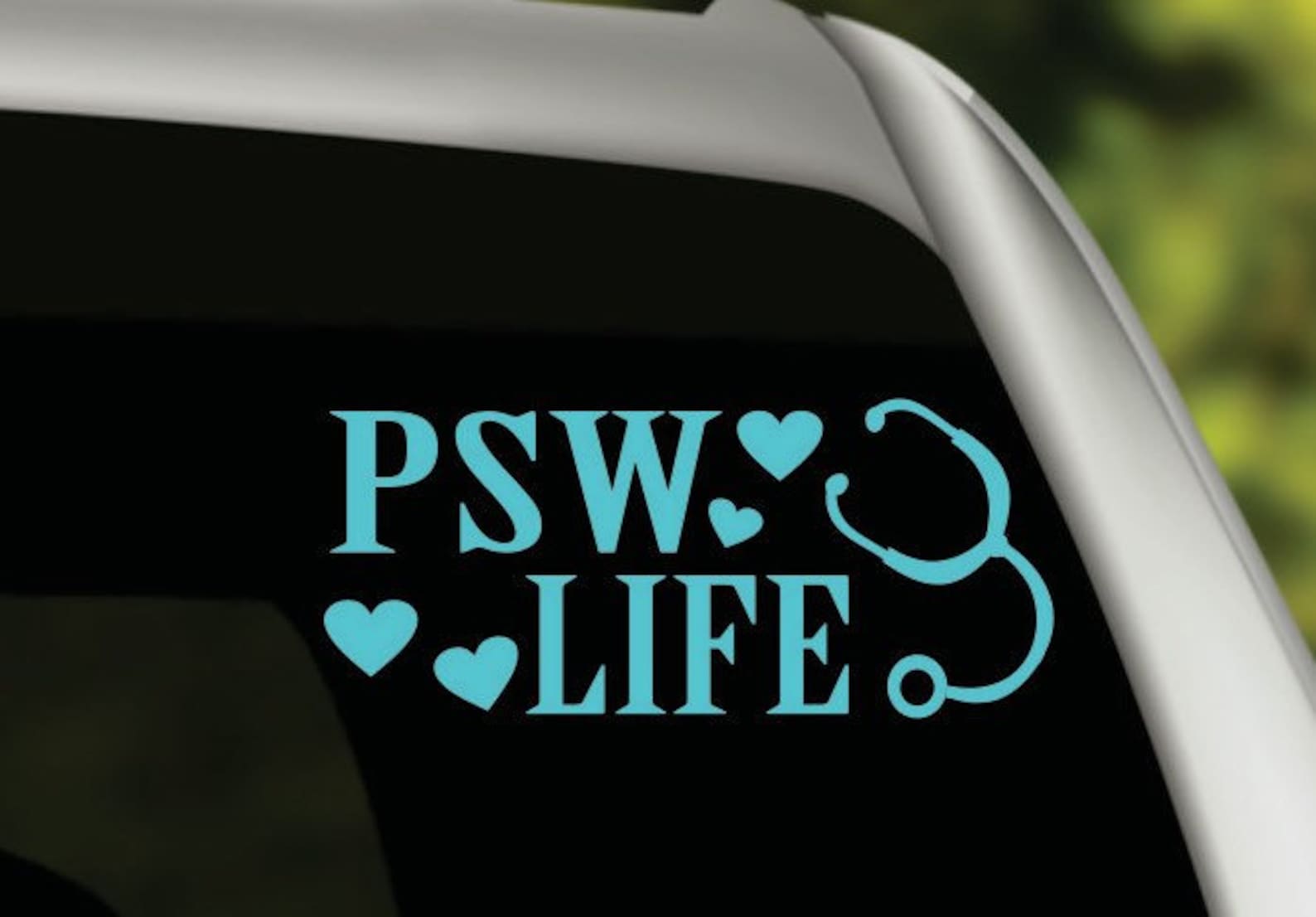 PSW bumper sticker PSW vinyl car truck decal sticker | Etsy