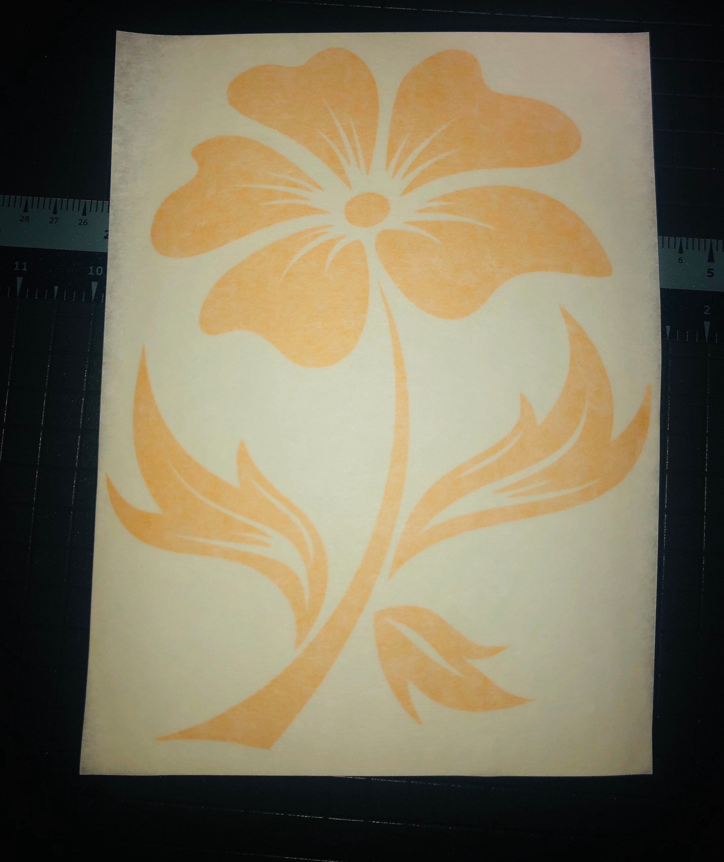 Flower Bumper Sticker | Flower Vinyl Decal | Flower Window Sticker ...