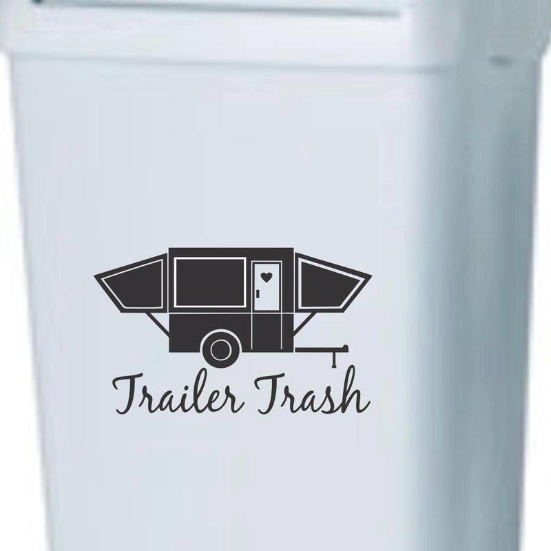 Trailer Trash Can - Etsy