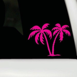 Palm Tree Vinyl Sticker | Palm Tree Car Decal | Palm Tree Bumper ...