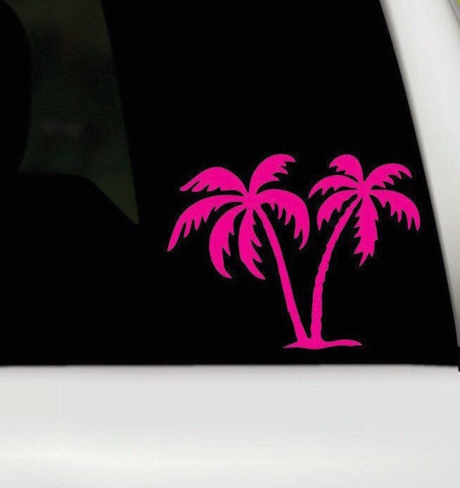 Palm Tree Vinyl Sticker | Palm Tree Car Decal | Palm Tree Bumper ...