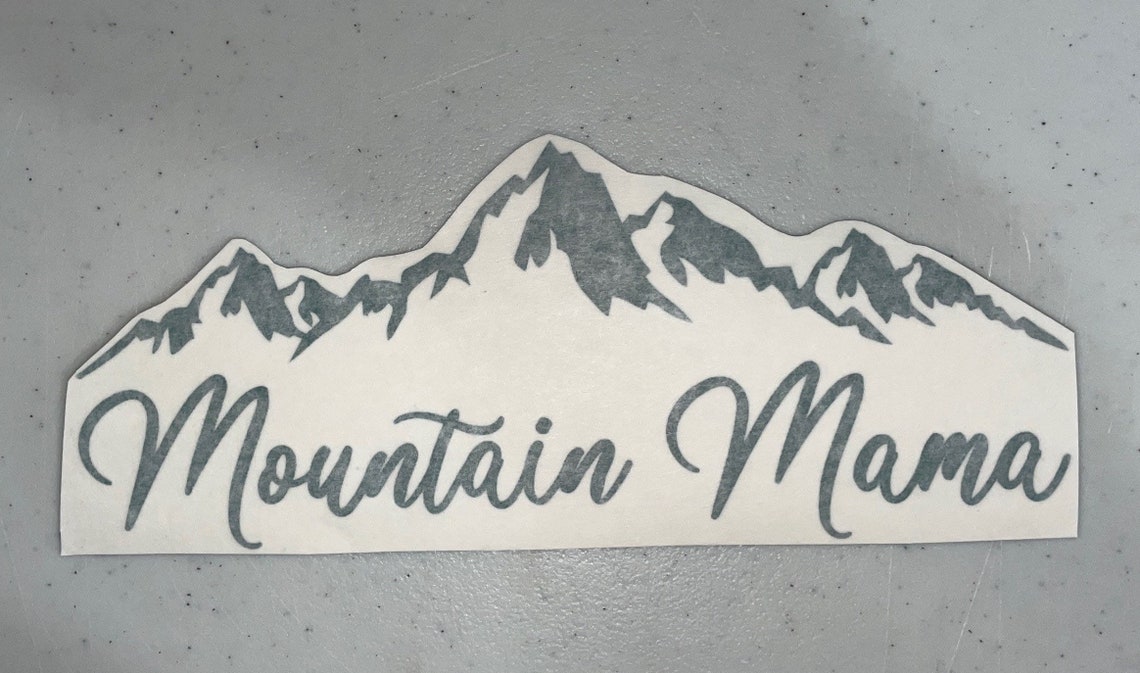 Mountain Mama Vinyl Decal Sticker | Mountain Mama Bumper Sticker ...