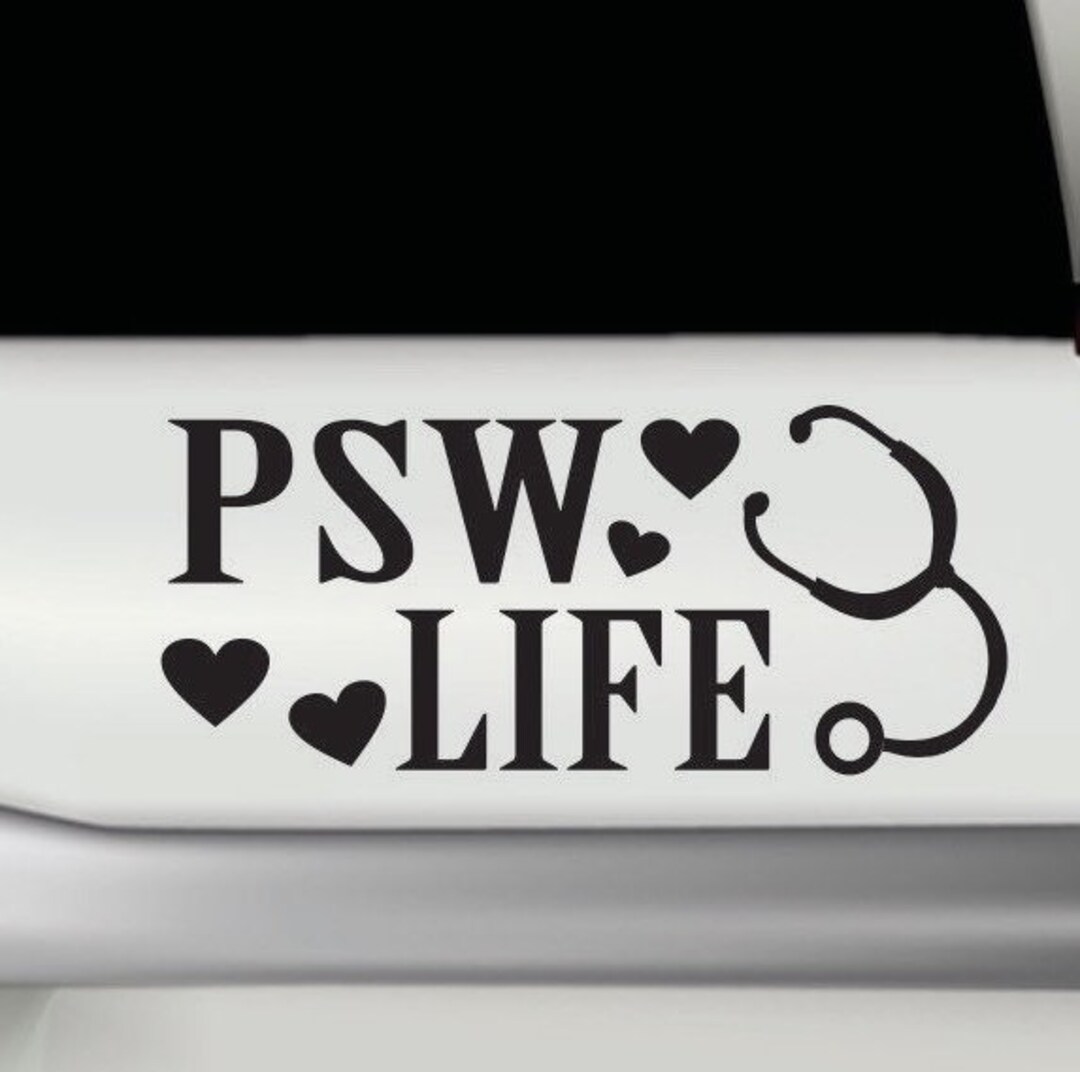 PSW Bumper Sticker | PSW Vinyl Car Truck Decal Sticker | Personal ...