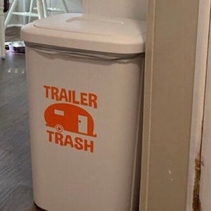 Trailer Trash Sticker | Trailer Trash Vinyl Sticker | Trailer Sticker ...