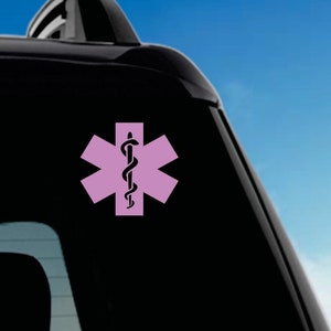 Medical Alert Bumper Sticker Medical Symbol Car Decal - Etsy