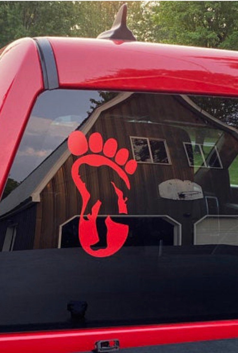 Bigfoot Bumper Sticker Bigfoot Car Truck Decal Yeti Vinyl - Etsy