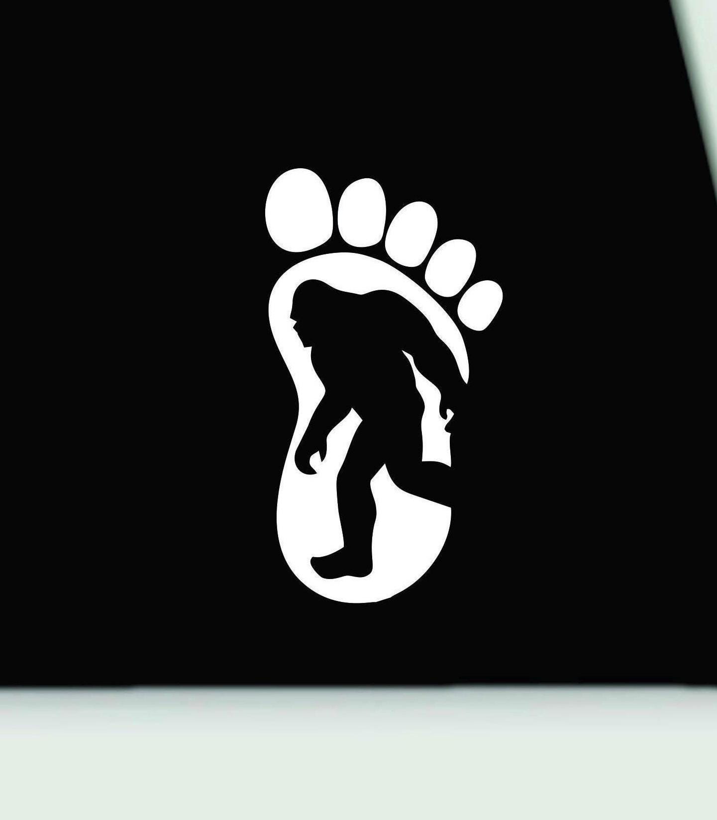 Bigfoot Vinyl Decal | Yeti Sasquatch Waterproof Window Bumper Sticker ...