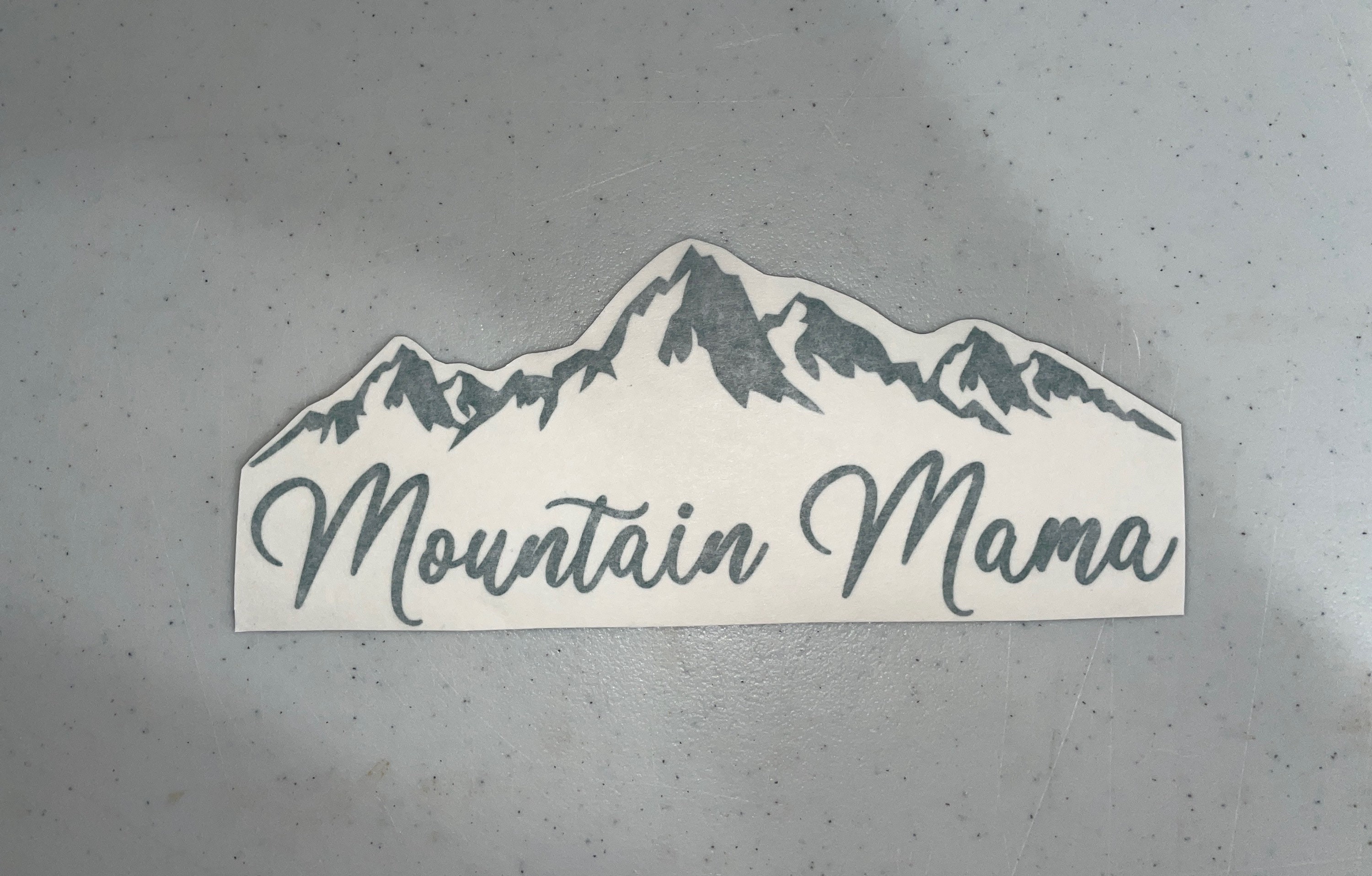 Mountain Mama Vinyl Decal Sticker Mountain Mama Bumper - Etsy