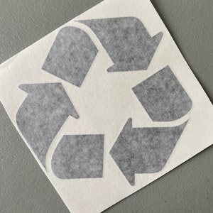 Recycle Symbol Sticker | Recycle Symbol Decal | Recycle Decal ...