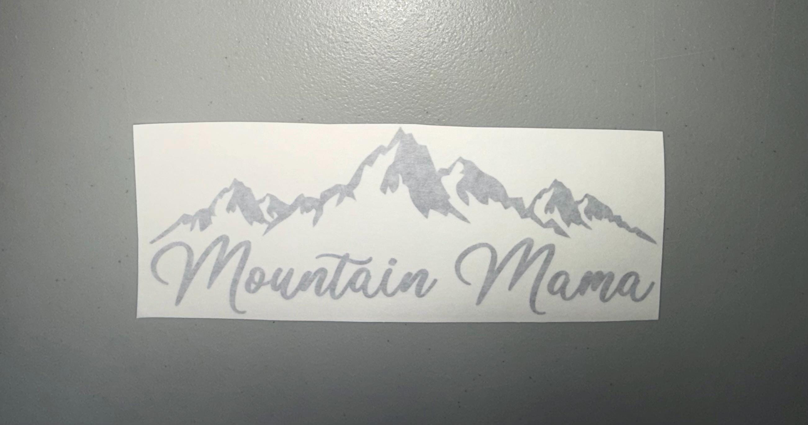 Mountain Mama Vinyl Decal Sticker | Mountain Mama Bumper Sticker ...