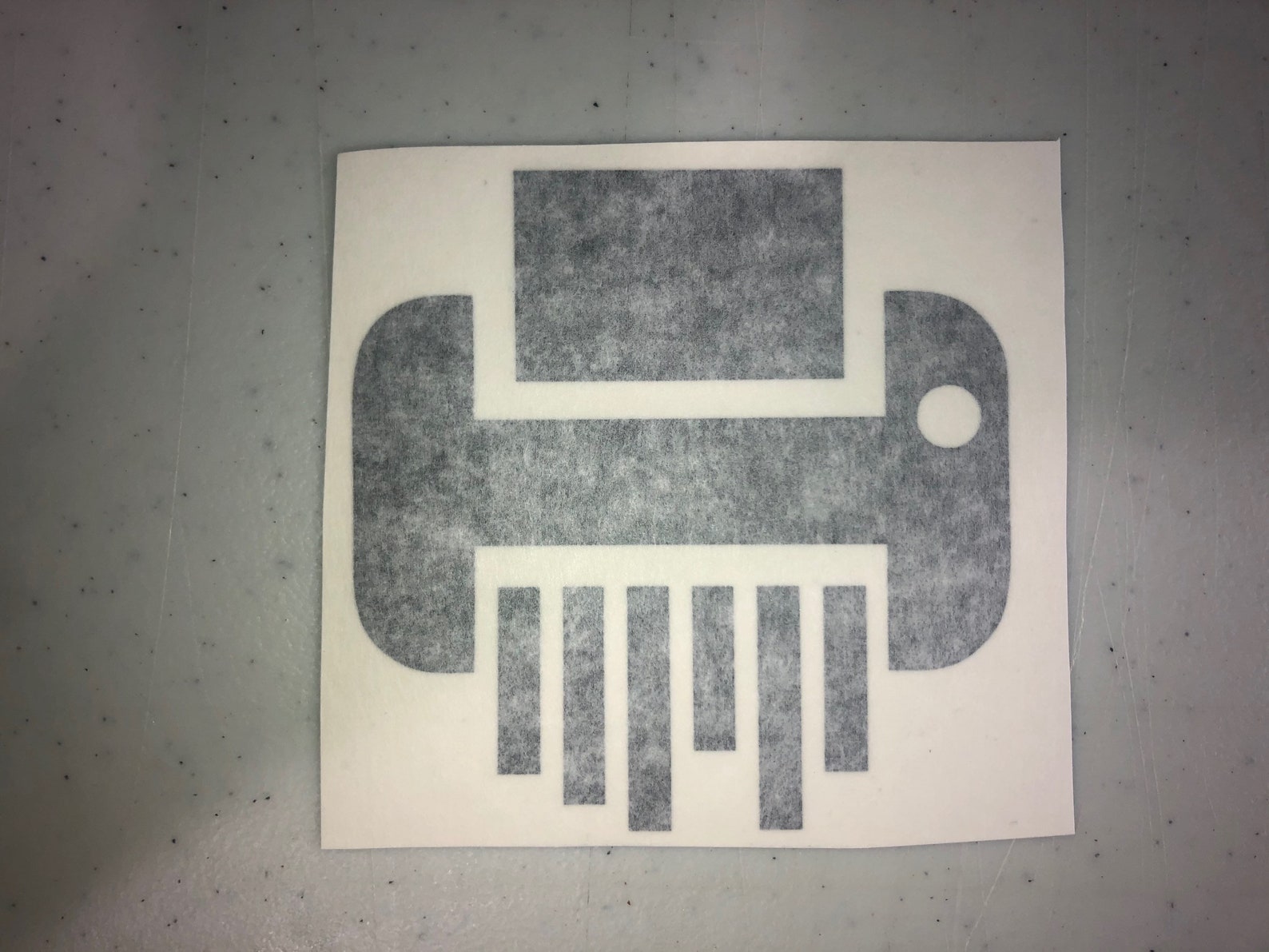 Paper Shredder Vinyl Decal Sticker | Shredder Symbol Decal | Shredder ...