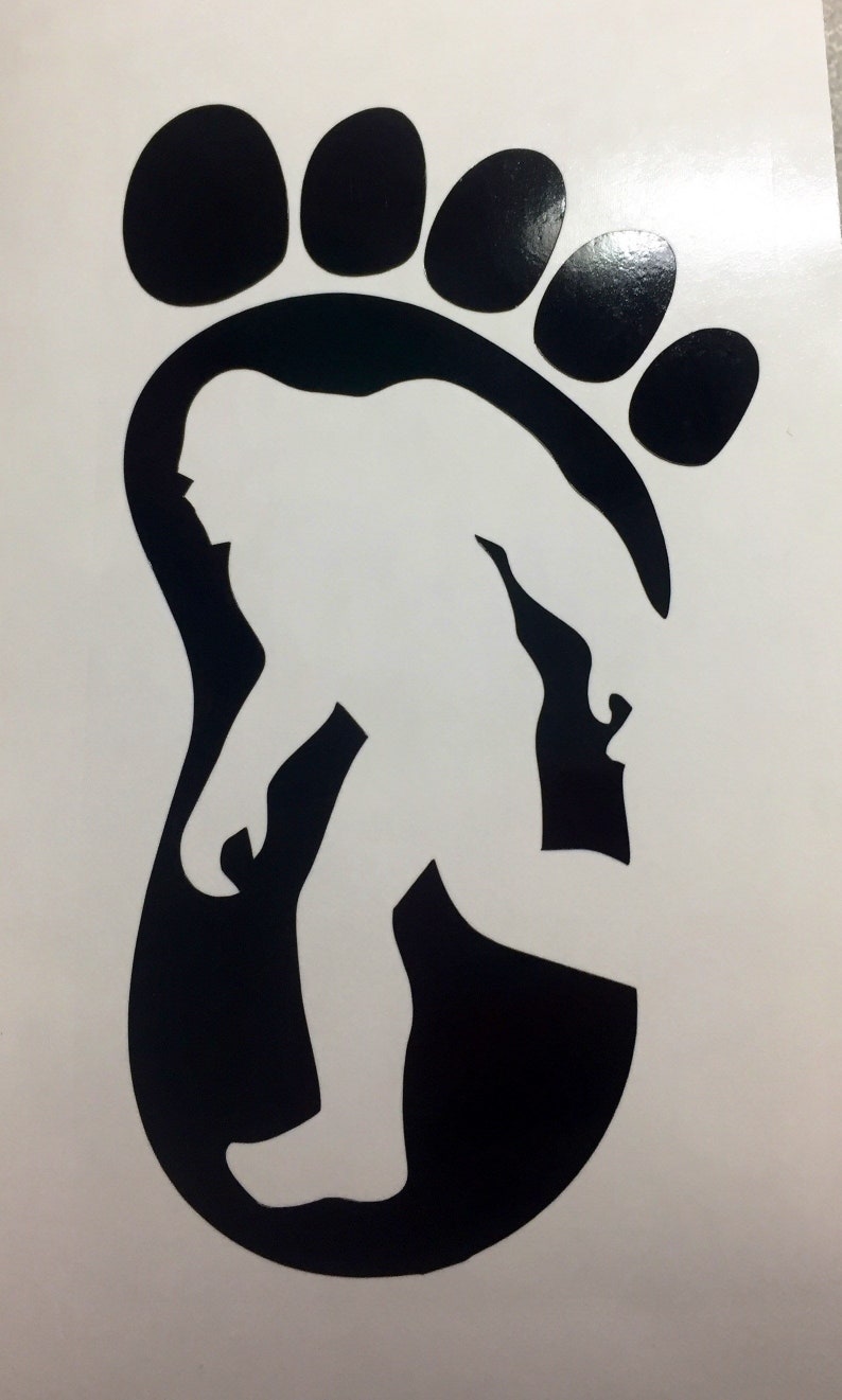 Bigfoot Bumper Sticker Bigfoot Car Truck Decal Yeti Vinyl | Etsy