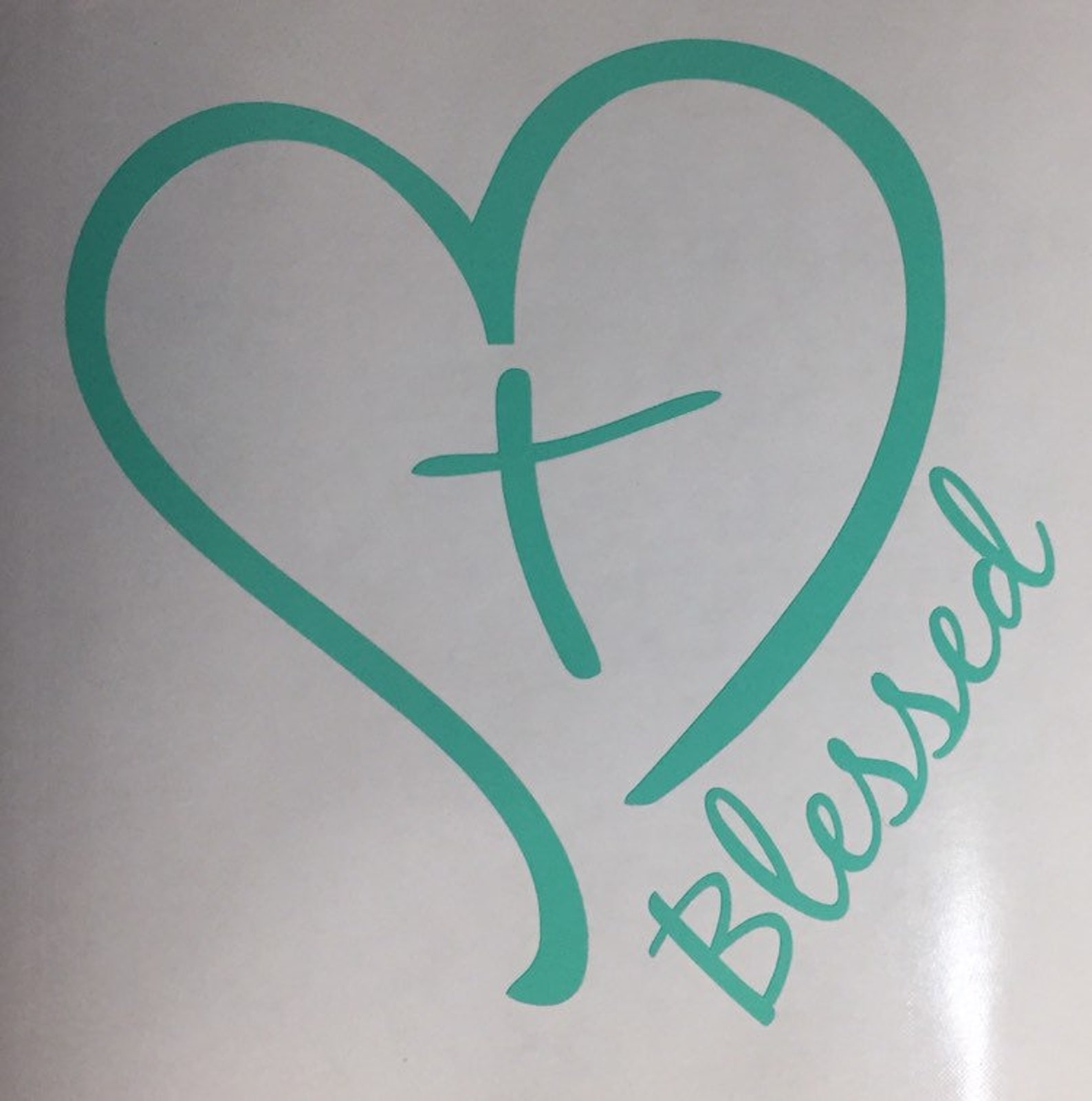 Blessed Car Decal Blessed Bumper Sticker Blessed Vinyl | Etsy