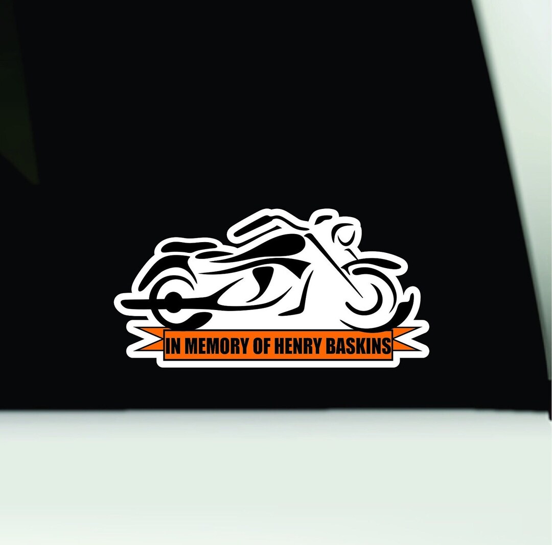 Custom in Memory Vinyl Stiker | in Memory of Vinyl Window Sticker ...