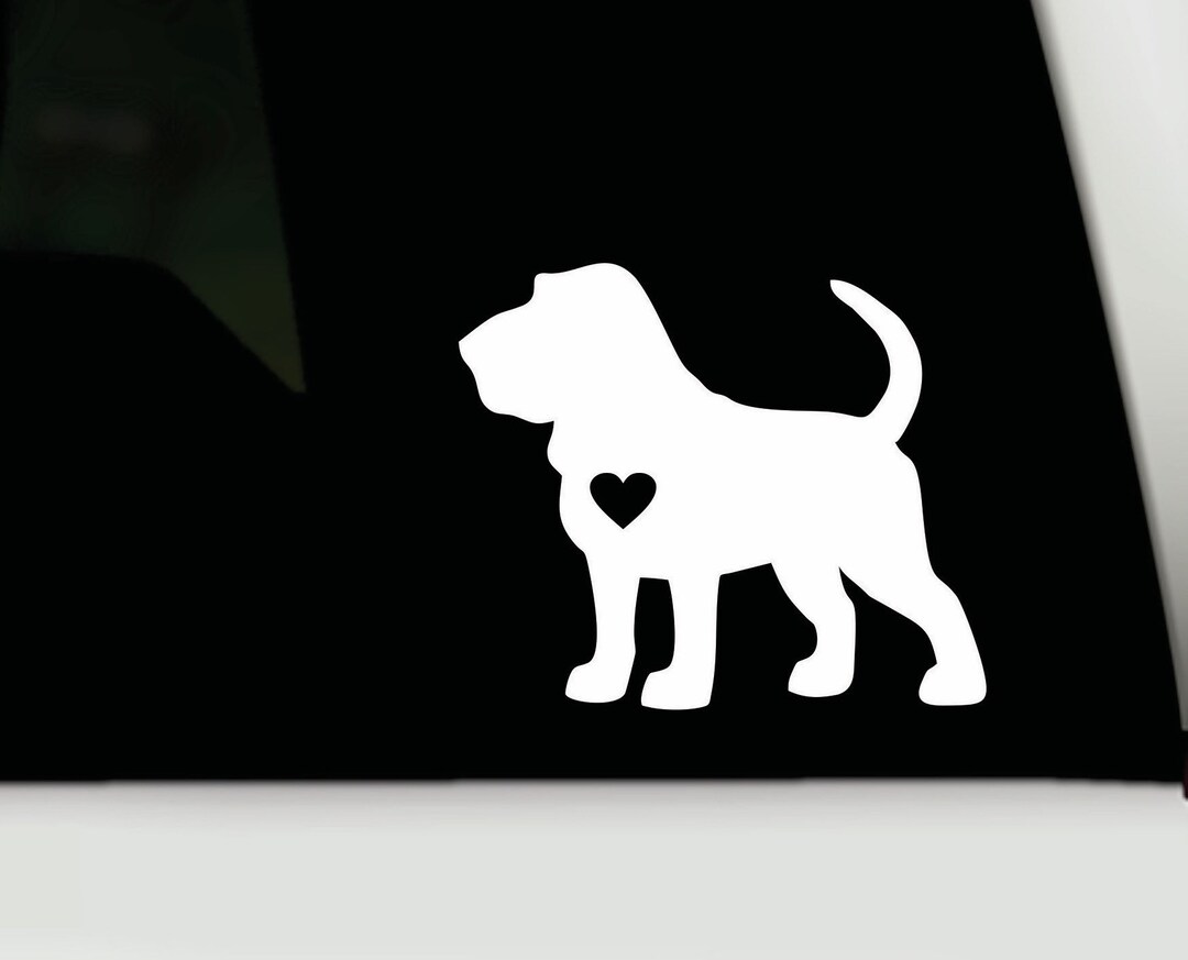 Bloodhound Vinyl Decal | Blood Hound Car Truck Sticker | Hound Dog ...