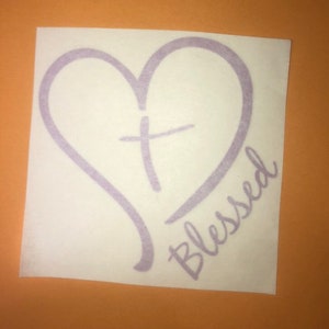Blessed Car Decal Blessed Bumper Sticker Blessed Vinyl - Etsy