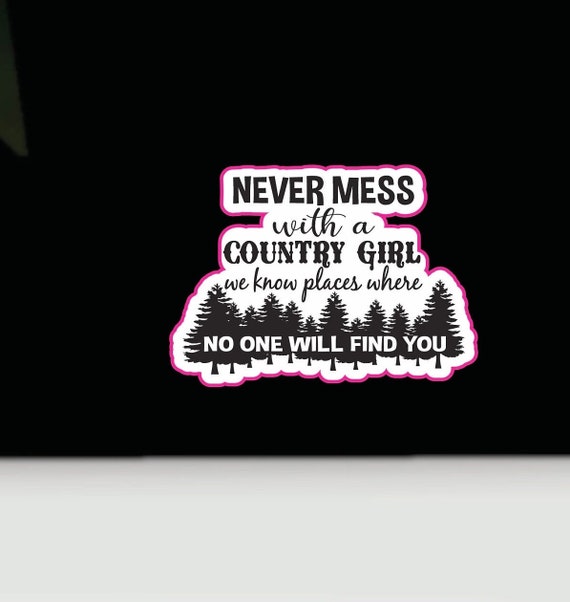 Country Girl Bumper Stickers