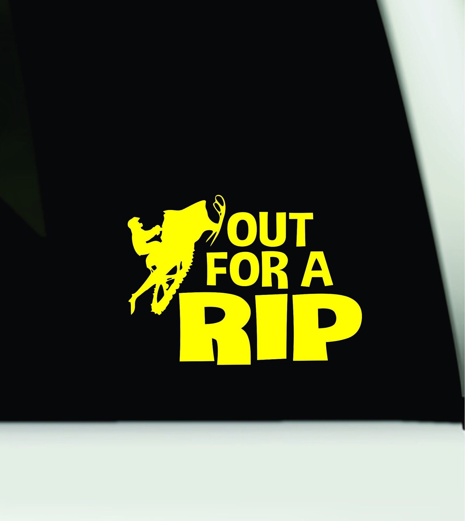 Out for A Rip Waterproof Sled Decal | Funny Snowmobile Bumper Sticker ...