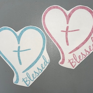 Blessed Car Decal | Blessed Bumper Sticker | Blessed Vinyl Decal ...