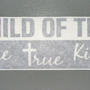 Christian Bumper Sticker | One True King Vinyl Sticker | Christian ...