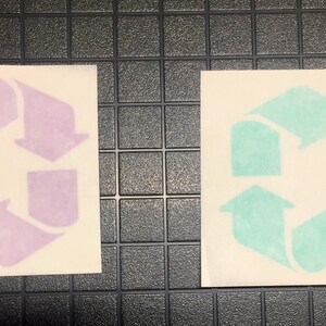 Recycle Symbol Sticker | Recycle Symbol Decal | Recycle Decal ...