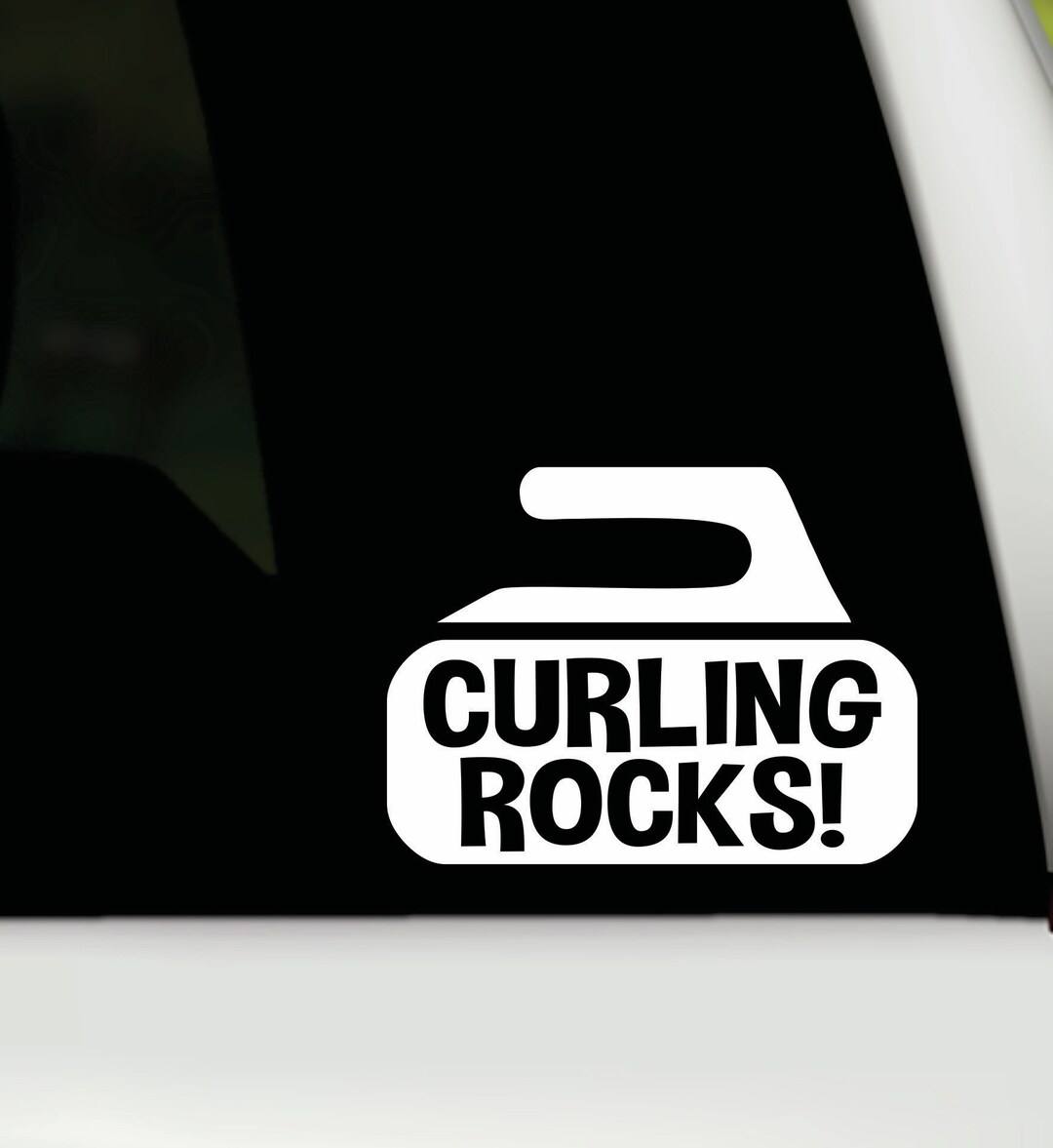 Curling Bumper Sticker | Curling Laptop Decal | Curling Rocks | Curling ...