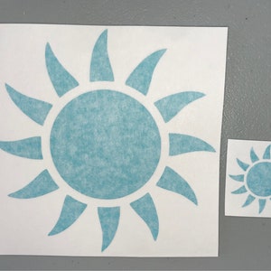 Sun Vinyl Decal | Waterproof Car, Laptop, Truck Sticker - Etsy
