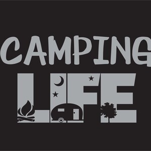 Camping Life Decal | Camping Life Sticker | Camping Decal | Camping ...