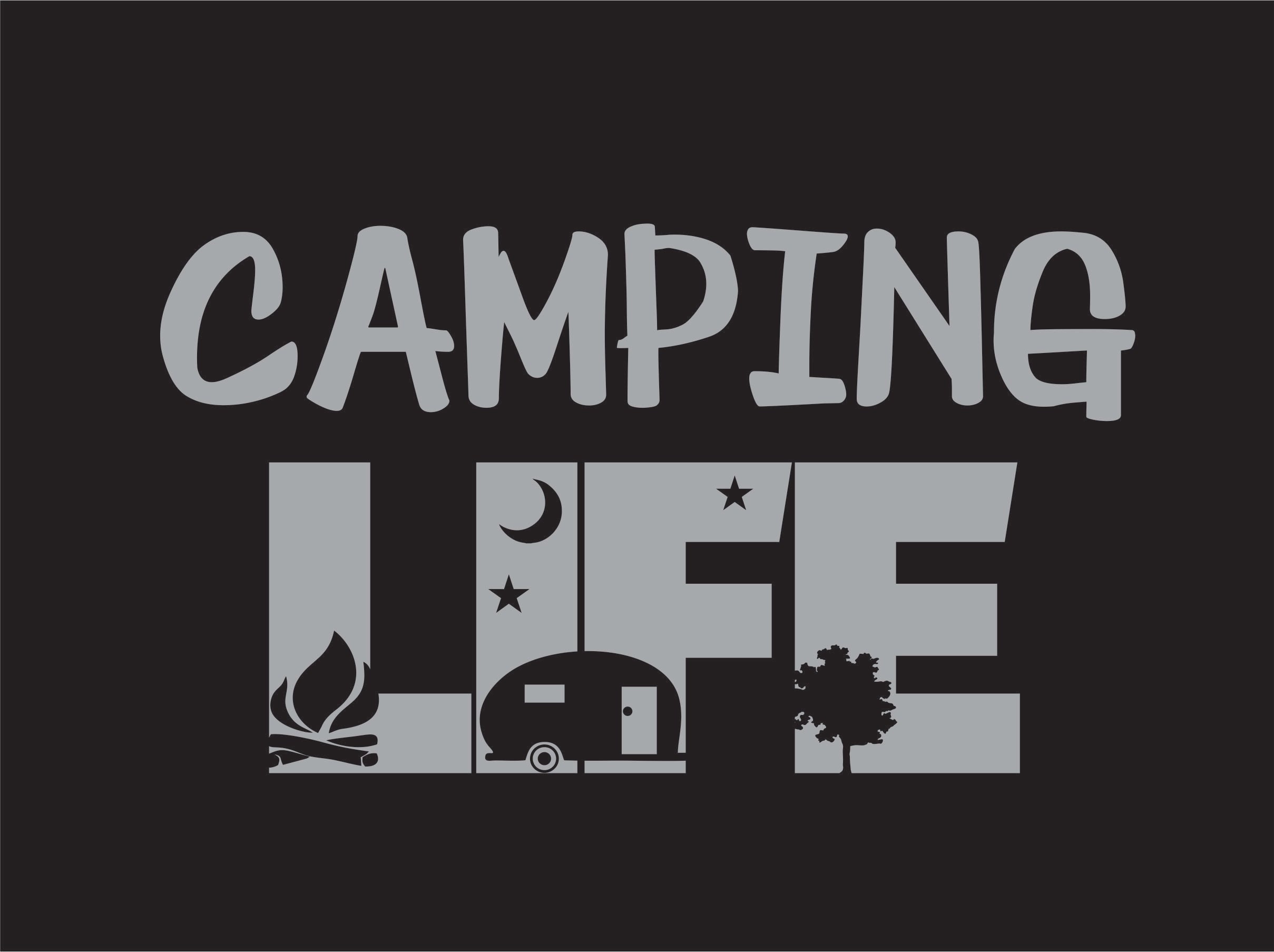 Camping Life Decal | Camping Life Sticker | Camping Decal | Camping ...