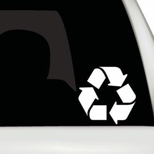 Recycle Symbol Sticker | Recycle Symbol Decal | Recycle Decal ...