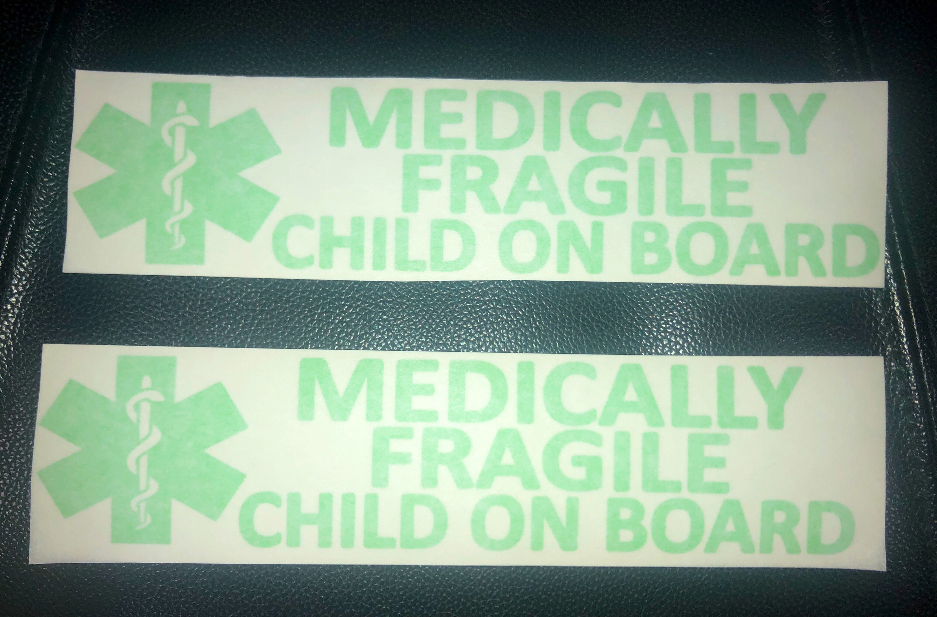 Medical Alert Bumper Sticker Medically Fragile Child on - Etsy Canada