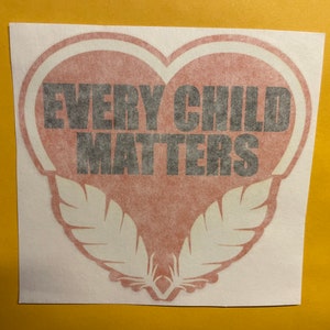 Every Child Matters Sticker | Every Child Matters Bumper Sticker ...