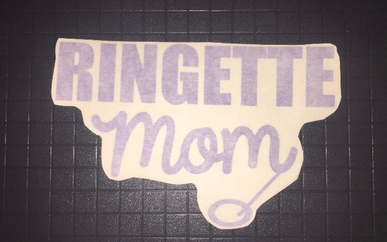 Ringette Mom Bumper Sticker | Ringette Car Decal | Ringette Mom Sticker ...