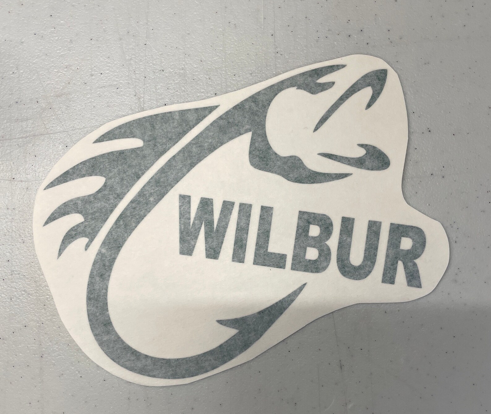 Fishing Hook Vinyl Decal | Custom Fishing Decal | Fish Hook Name ...