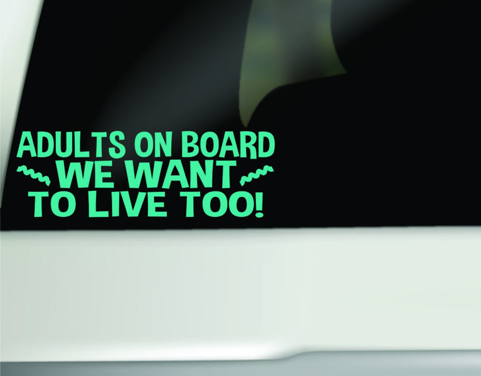 Adults on Board Bumper Sticker Adults on Board Funny Car - Etsy